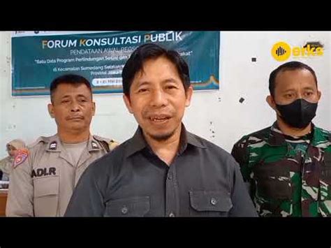 BPS Sumedang Gelar FKP Pendataan Awal Regsosek Di Kotakulon YouTube