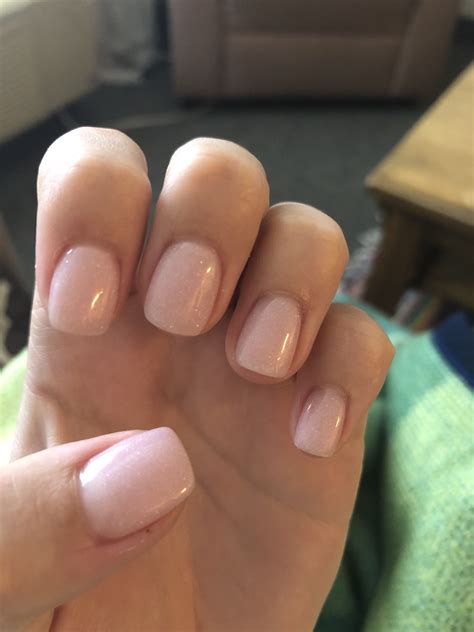 Soft Pink Light Pink Sns Nails THE SHOOT