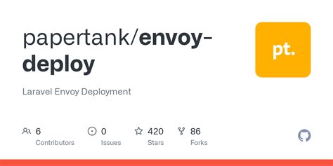 GitHub Papertank Envoy Deploy Laravel Envoy Deployment