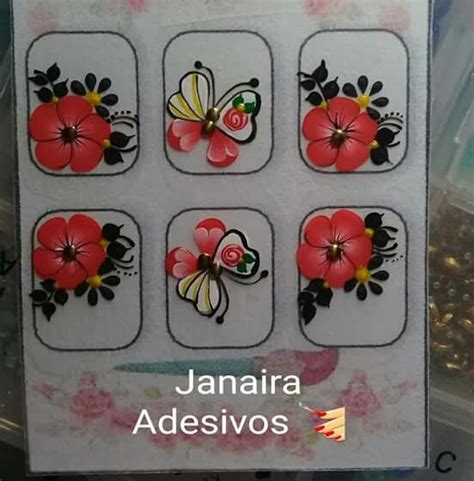 Pin de Elen Adesivos em Salvamentos rápidos Adesivos de unhas caseiro