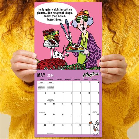 Maxine Desk Calendar 2024 Kohls Store Adan Lissie