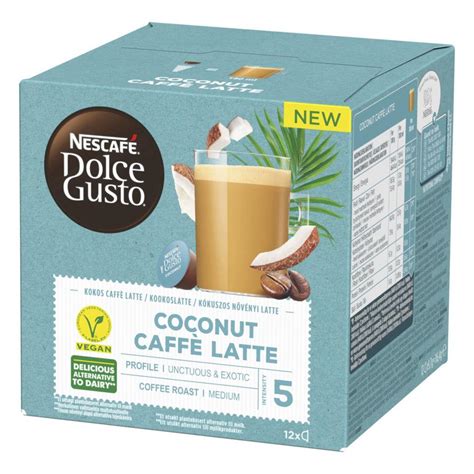 Café au lait de coco Nescafé Dolce Gusto Boîte de 12 capsules pas
