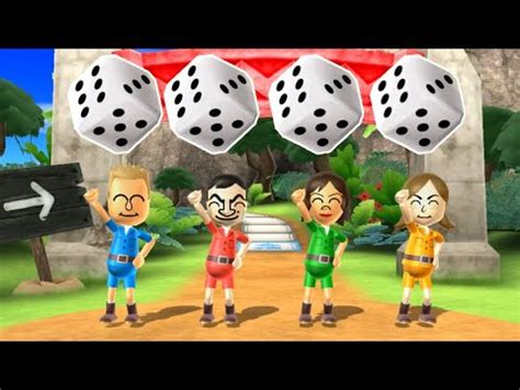 Wii Party Board Game Island 246 Bart Simpson Vs MrBean Vs Joyce Vs