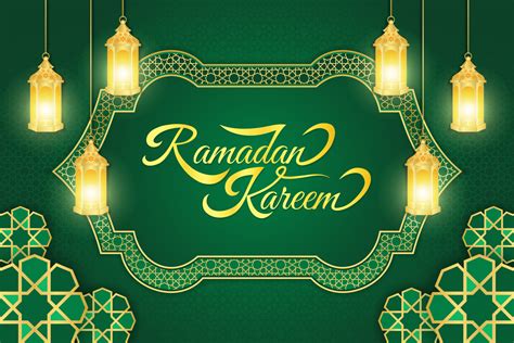 Islamisch Hintergrund Zum Ramadan Kareem Und Eid Mubarak Golden