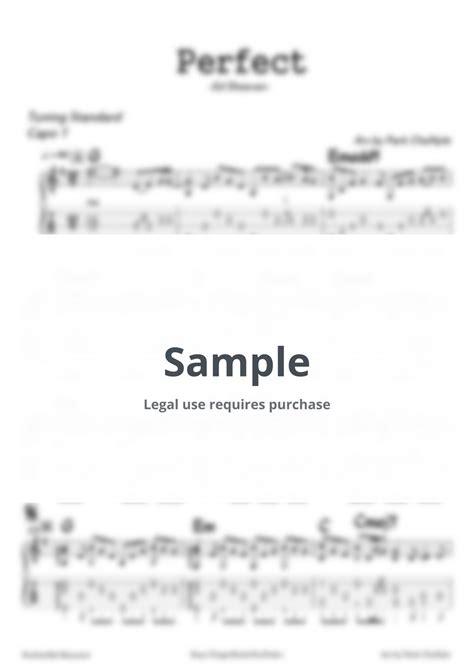 Ed Sheeran Perfect Fingerstyle Guitar Tab By Park Chanyle