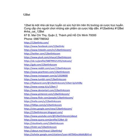 12Bet Docx DocDroid