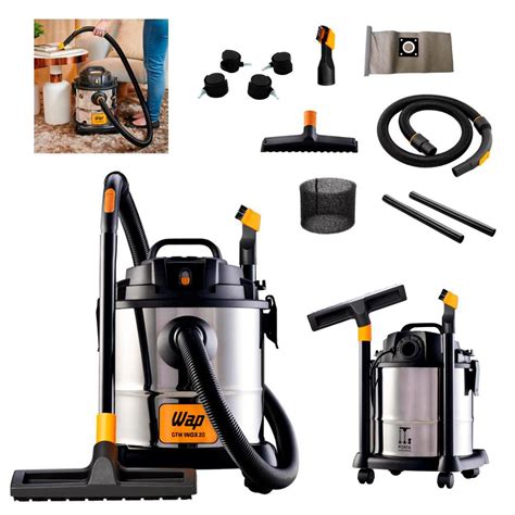 Aspirador de Pó e Água wap 1600W em Inox GTW20 no Shoptime
