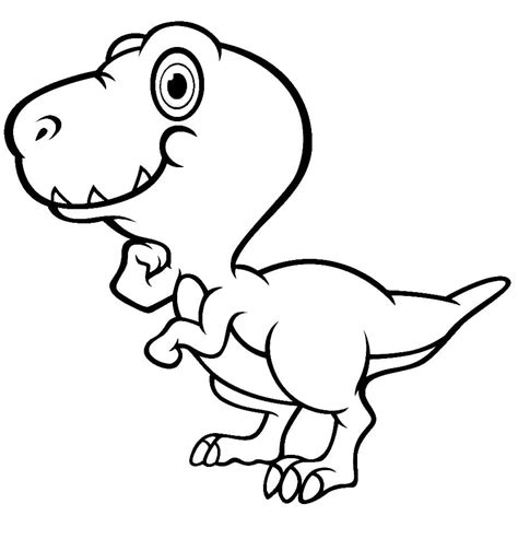 Coloriage T Rex à imprimer sur ColoriageEnfant