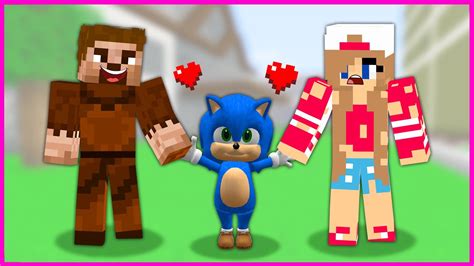FAKİR AİLE BEBEK SONİC İ EVLAT EDİNDİ Minecraft ZENGİN FAKİR
