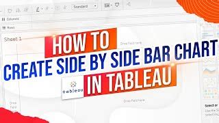 How To Create A Side By Side Grouped Bar Chart In Tableau Tableau Mp