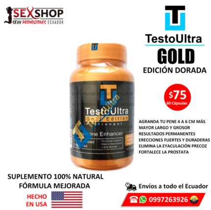 Testo Ultra Gold en Ecuador Agrandar Pene Importadora Erótica Sex Shop