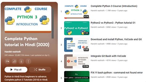 Best Python Youtube Channels To Learn Python Programming Updated