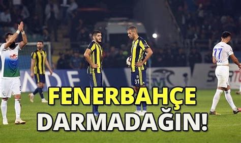 Çaykur Rizespor 3 0 Fenerbahçe Maçı Özeti Golleri İzle Rize Fener Maçı