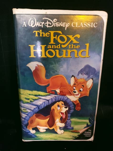 RARE Black Diamond Edition The Fox And The Hound VHS Tape Walt Disney
