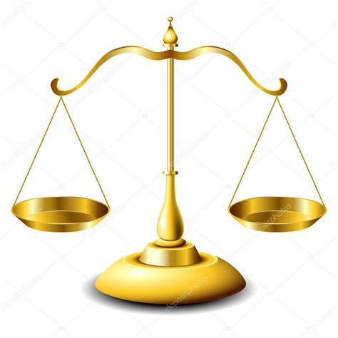 Escalas De Justicia Vector PNG Pegatina Clipart Balanzas