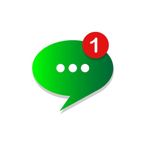 New Message Notification Pop Up Concept Illustration Flat Design Vector