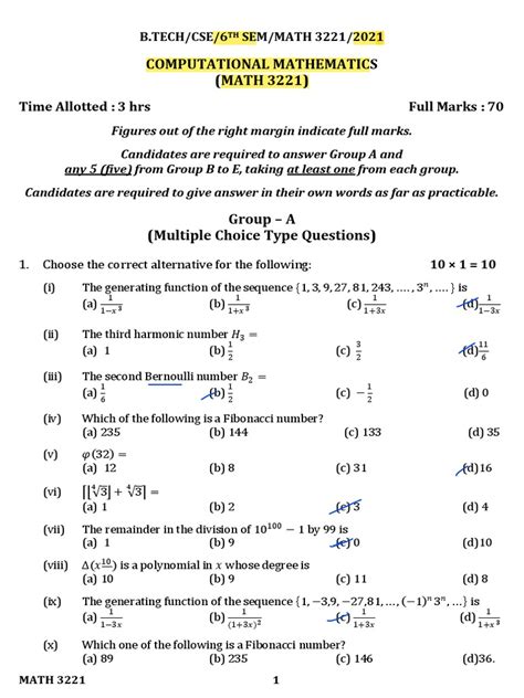 computational mathematics math 3221 pdf recurrence relation numbers