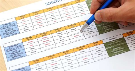 Schema turni di lavoro cos è e come crearlo Blog Geobadge