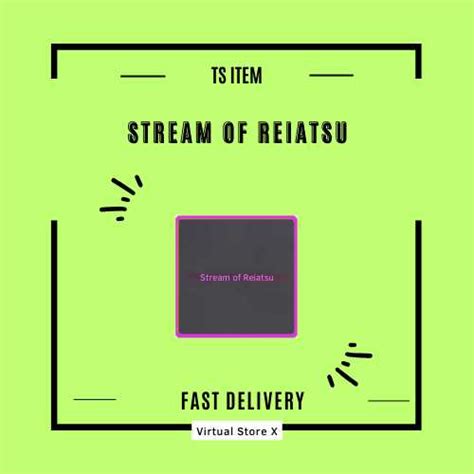 Stream Of Reiatsu Weapon Type Soul Ts