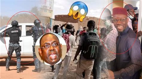 dernière minute ousmane Sonko entre les YouTube