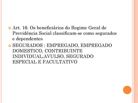 REGIME GERAL DE PREVIDENCIA SOCIAL NA CF Ppt Carregar