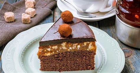 Ciasto Snickers Bez Pieczenia Pyszne I Efektowne