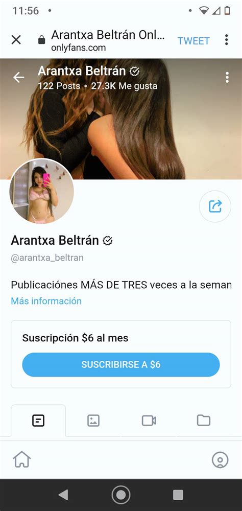 Cambio El Onlyfans De Carolina Bell Por El De Arantxa Beltran Si Lo