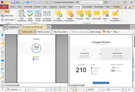 Pdf Xchange Editor Plus V User Manual Tabs Guide Review Tab