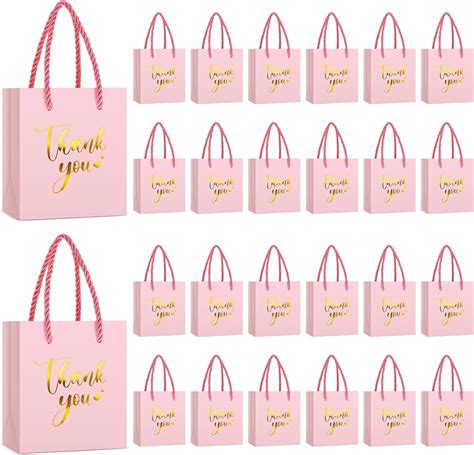 Amazon Honoson 30 Pcs Mini Gift Bag With Handle 4 X 2 75 X 4 5