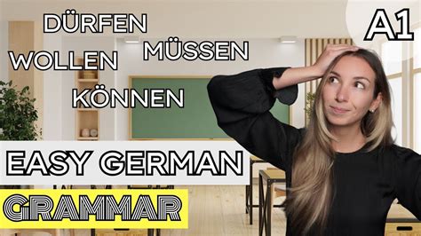Easy German Grammar Lesson MODAL VERBS German Grammar Deutsche