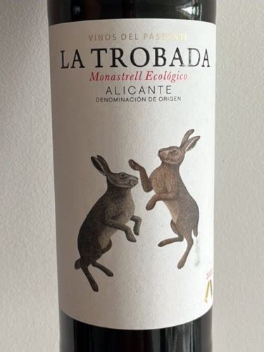 Vinos del Paseante La Trobada Monastrell Ecológico Vivino US