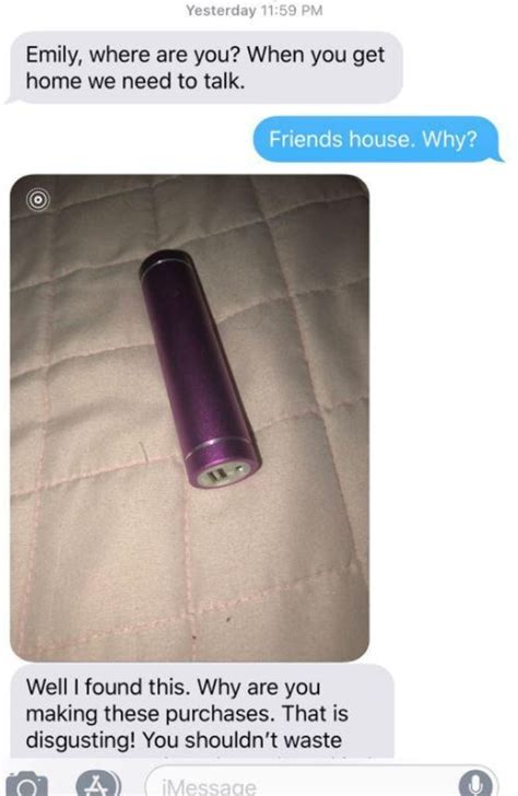 Father Discovers Daughters Sex Toy Awkward Text Exchange Goes Viral