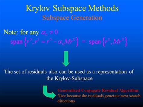 krylov subspace methods ii lecture 7 alessandra nardi thanks to prof jacob white deepak