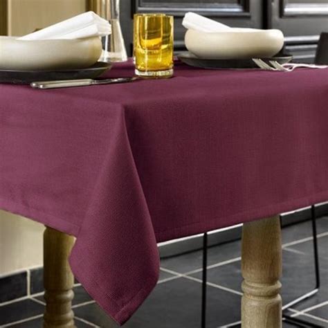 De Witte Lietaer Gibson Tafelkleed Polyester Bordeauxrood 145 X 360 Cm