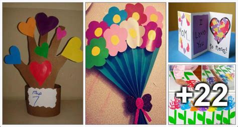 26 Manualidades para el Día de las madres Preescolar y Primaria