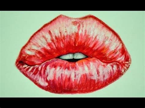 C Mo Dibujar Labios Sensuales Youtube
