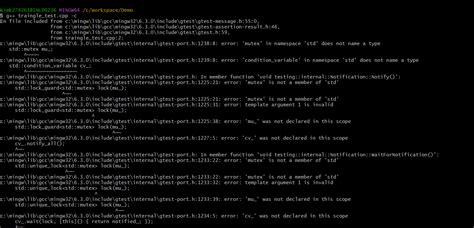 Unit Testing Compilation Error When Include Header File Is