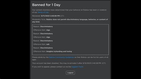 Roblox BANNED Me FOR No Reason YouTube