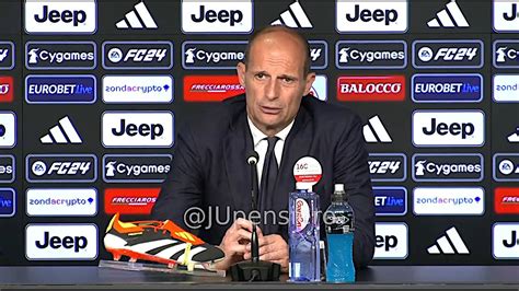 ALLEGRI Post Juve Salernitana 1 1 Conferenza Stampa Tra Poco Saprete