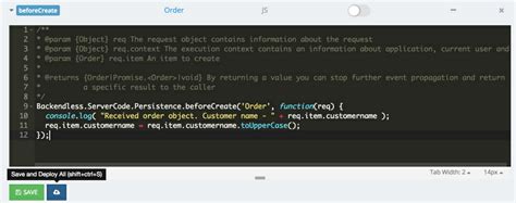 basic quick start developing backendless server code with node js