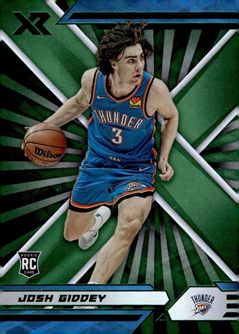 2021 22 Panini Chronicles Xr Green 383 Josh Giddey RC For Sale