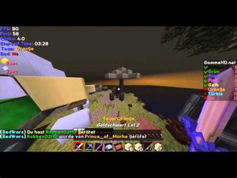Minecraft Bedwars Gommehd Net Youtube