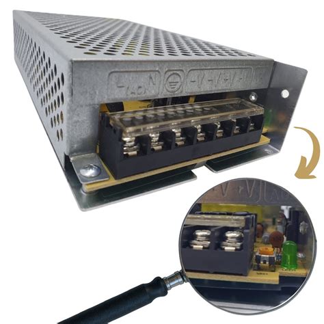 Fonte Energia Chaveada Colmeia 12v 15a 180w Bivolt Fita Led Submarino