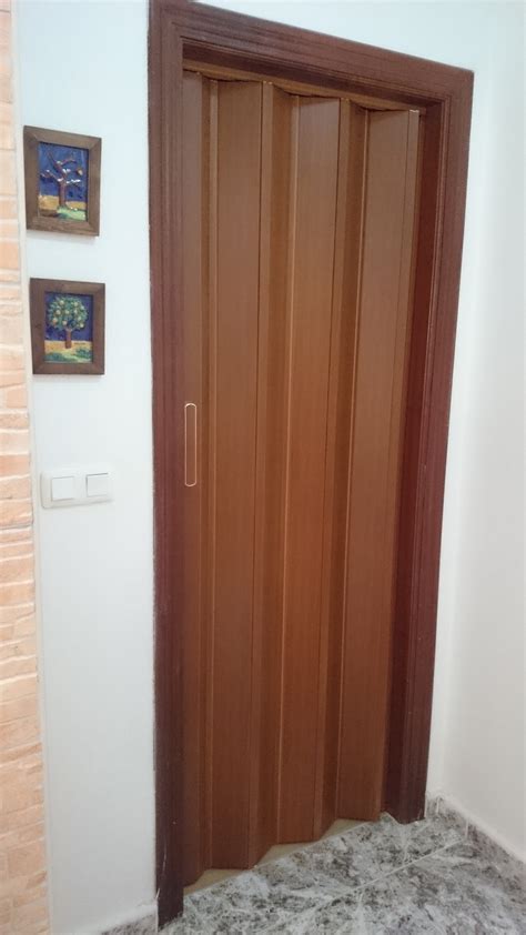 Puerta Plegable De Pvc Foliada Ciega Turisol Decorlux