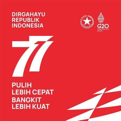 Makna Dan Filosofi Logo HUT RI Ke 77 17 Agustus 2022 Belajar