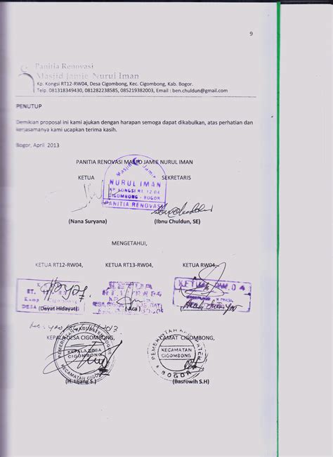 Detail Contoh Lembar Pengesahan Proposal Koleksi Nomer 53