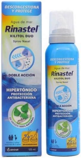 Rinastel Xilitol Duo Spray Nasal Agua De Mar Ml Amazon Es Beb