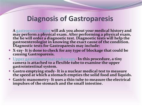 PPT Gastroparesis Causes Symptoms Diagnosis And Treatment
