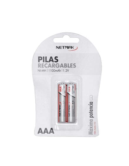 Pilas Recargables Nm Aaa Mah X U Tiendaop