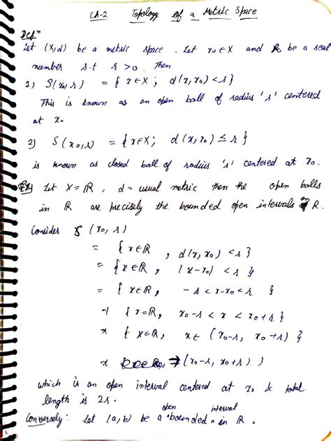 metric space pdf